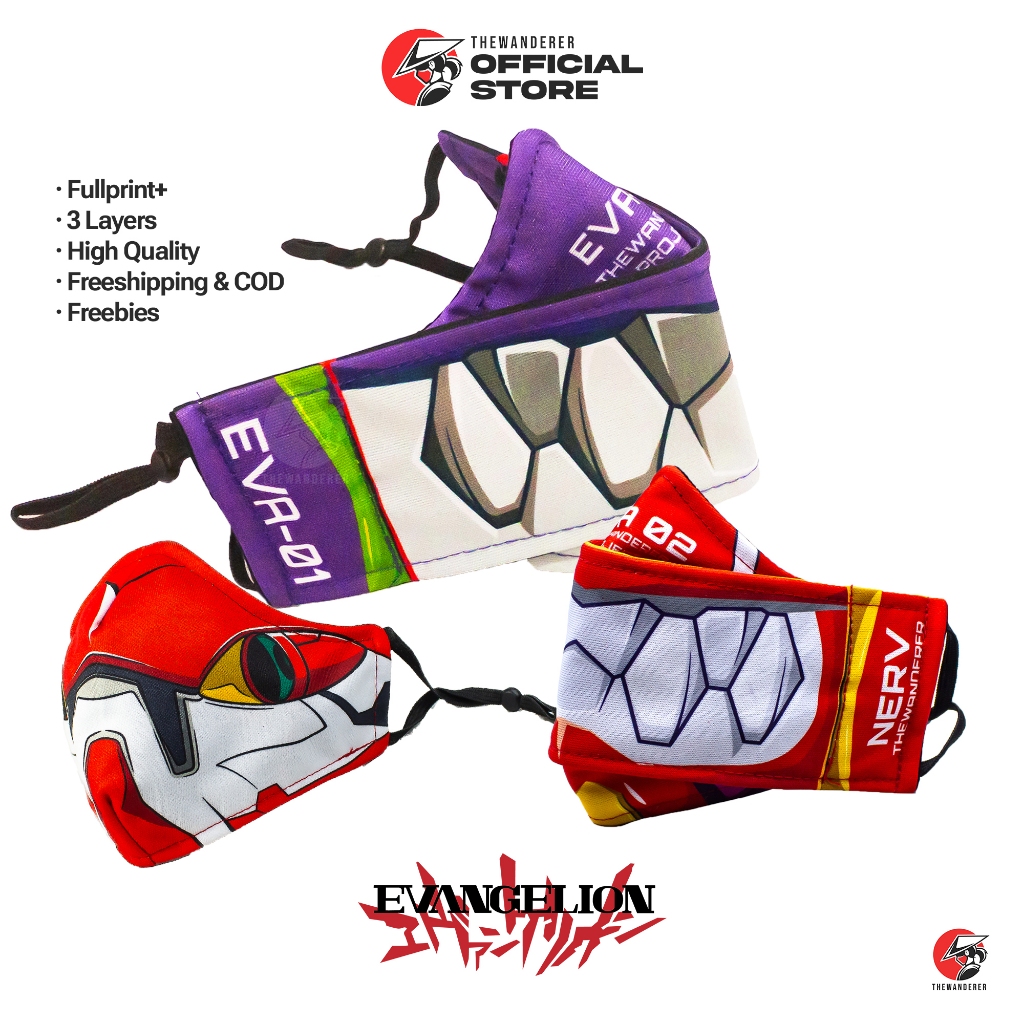 Jual TWDR x Evangelion Eva Unit 01 Gundam Masker Anime Origami ...