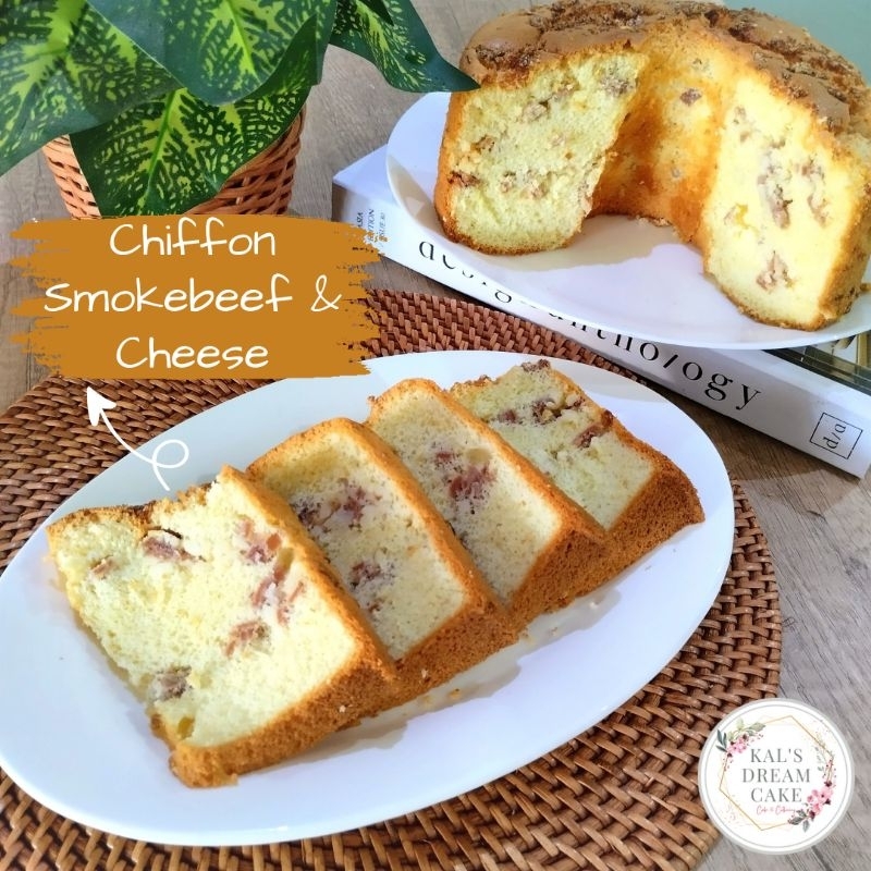 Jual Chiffon Cake Smokebeef & Cheese by Kal's Cake | Shopee Indonesia