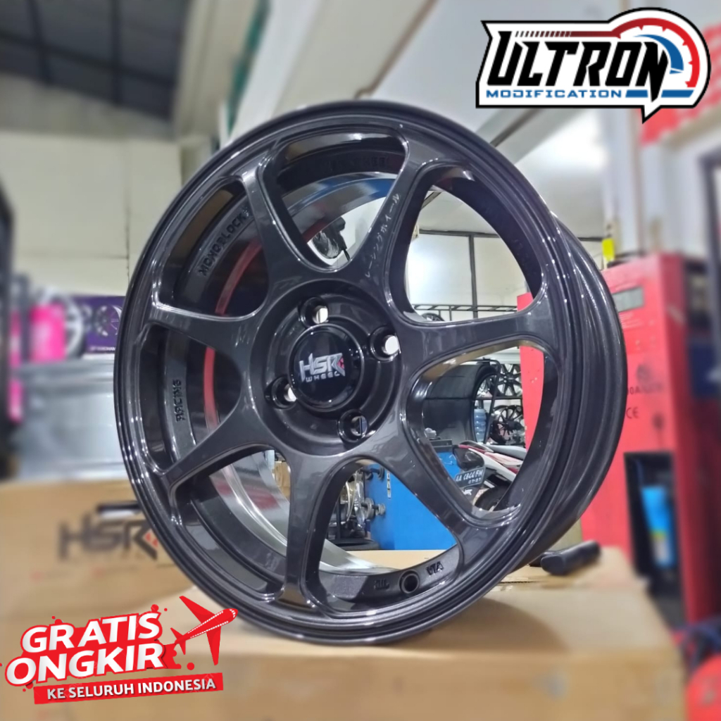 Jual Velg Jdm R15 Mobil Yaris March Mirage Ayla Hsr Sebunsuta Ring 15 Grey | Shopee Indonesia
