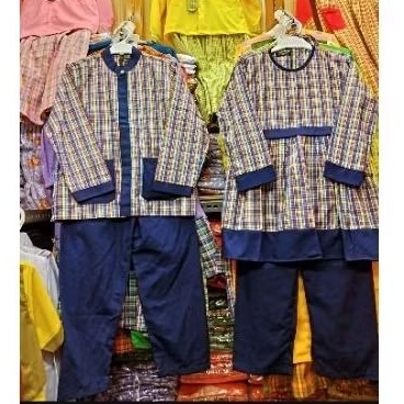 Jual Seragam Anak TK / PAUD muslim stelan kotak Ungu | Shopee Indonesia