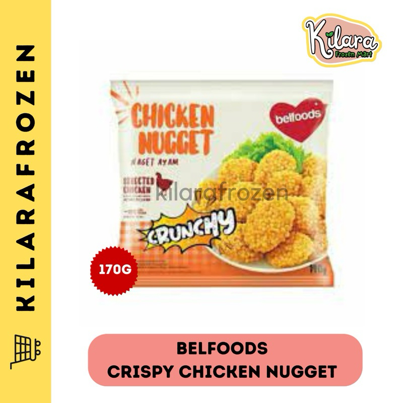 Jual BELFOODS CRISPY NUGGET / BUBBLE CRUNCHY NAGET 170g - KILARA FROZEN ...