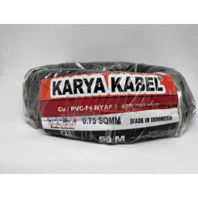 Jual LIMITLESS KARYA KABEL LISTRIK SERABUT NYAF 75 75 PER METER 1M | Shopee Indonesia