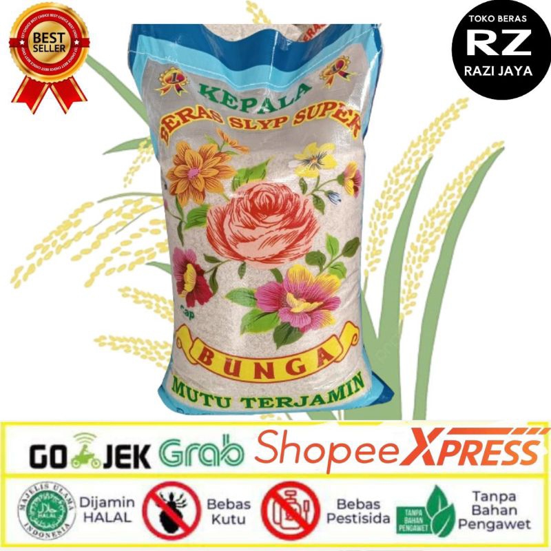 Jual Beras Bunga Premium 25KG | Shopee Indonesia