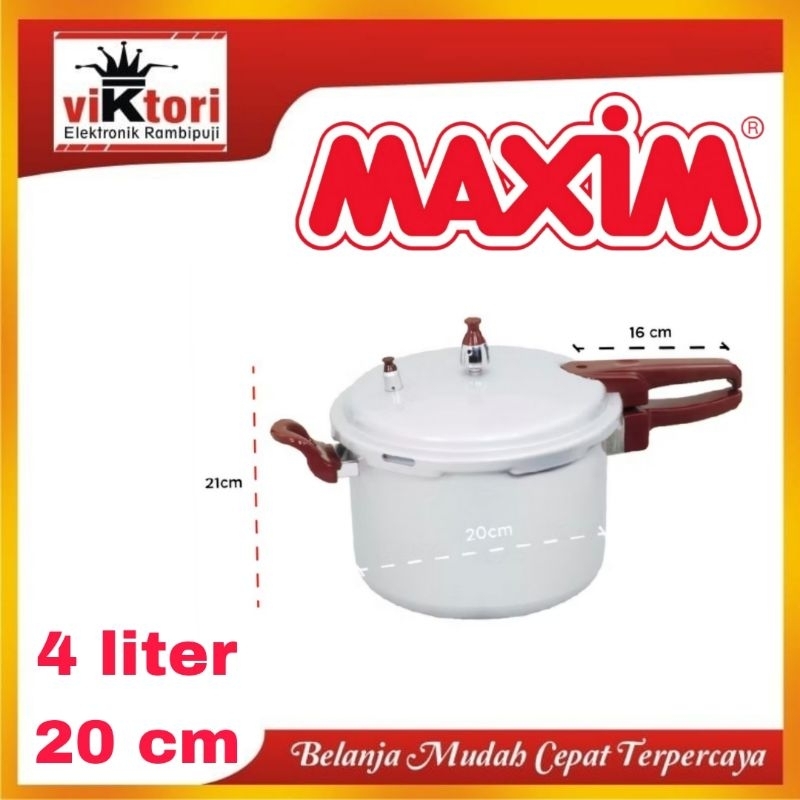 Jual PRESTO MAXIM 4 LITER / PRESTO MAXIM 20CM / PANCI PRESTO MAXIM 4LITER / PRESTO DAGING ...