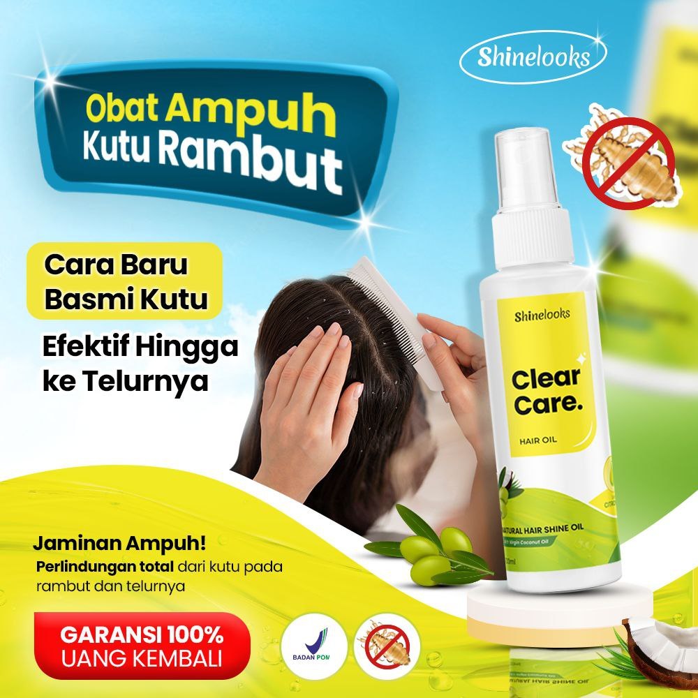 Jual TERLARIS !! Obat Kutu Rambut Clear Care by Shinelooks Ampuh Cap ...