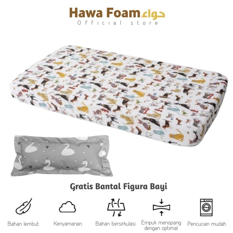 Jual Kasur Bayi / Matras Baby Busa Tebal 5cm. Busa Anti Kempes, Empuk ...