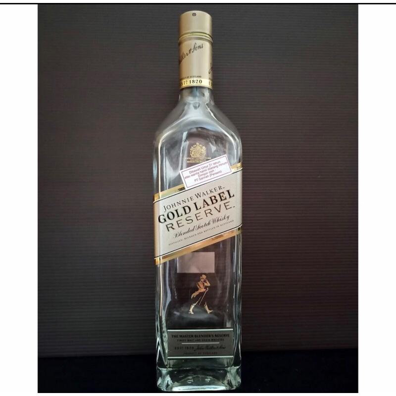 Jual botol bekas minuman miras 750ml / botol pajangan / botol unik ...