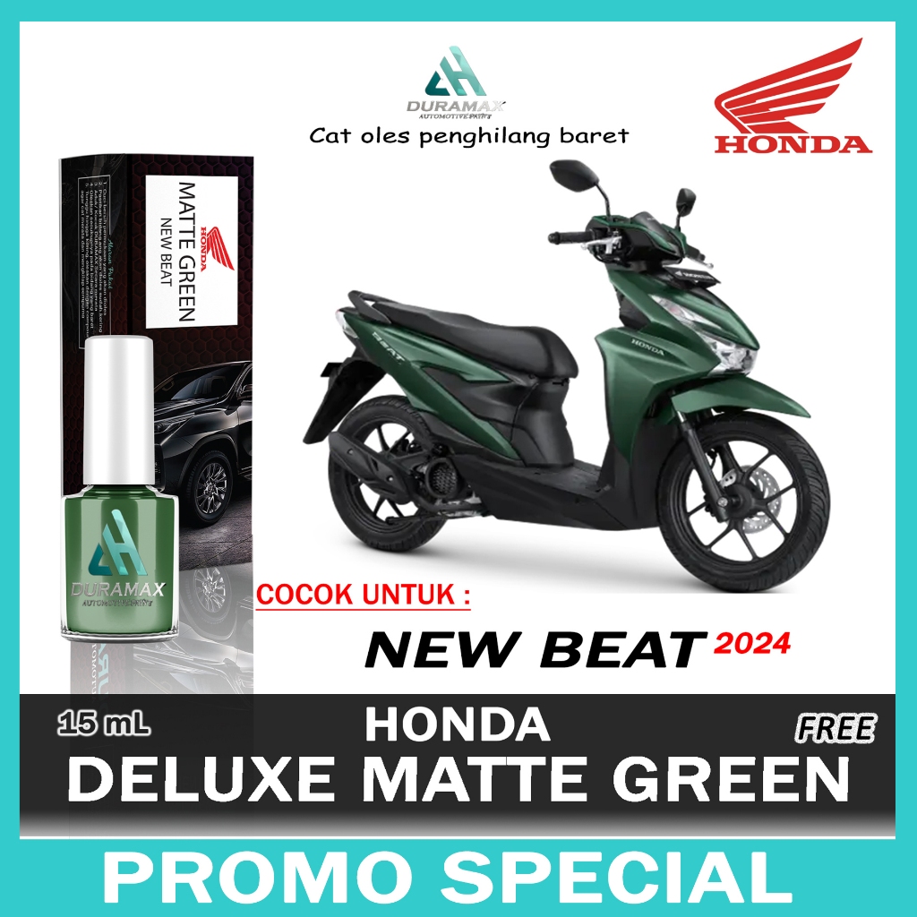 Jual CAT OLES PENGHILANG BARET MOTOR DELUXE MATTE GREEN - HONDA NEW ...