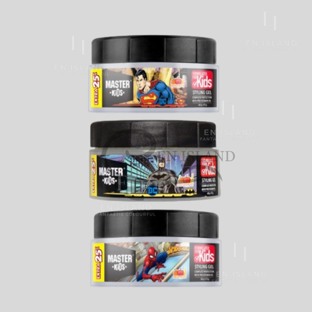 Jual New Master Kids Hairstyling Gel 75gr Pomade Anak | Gel Rambut Anak ...