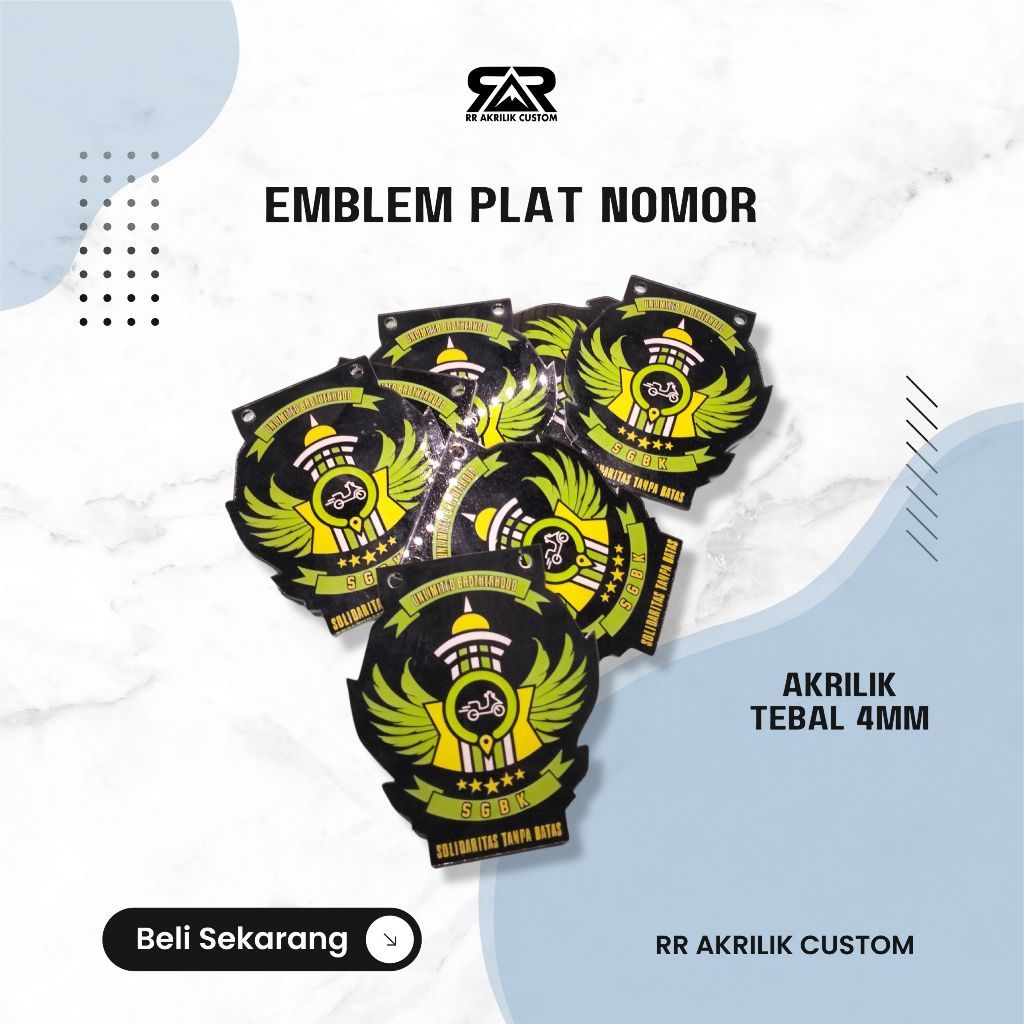 Jual Emblem Plat Komunitas Motor - Plat Logo Club Motor - Logo ...