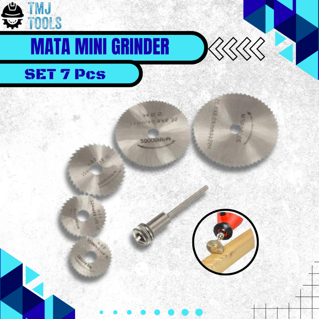 Jual Mata Potong Mini Grinder SET 6 Pcs Circular Saw Blade Die Grinder ...