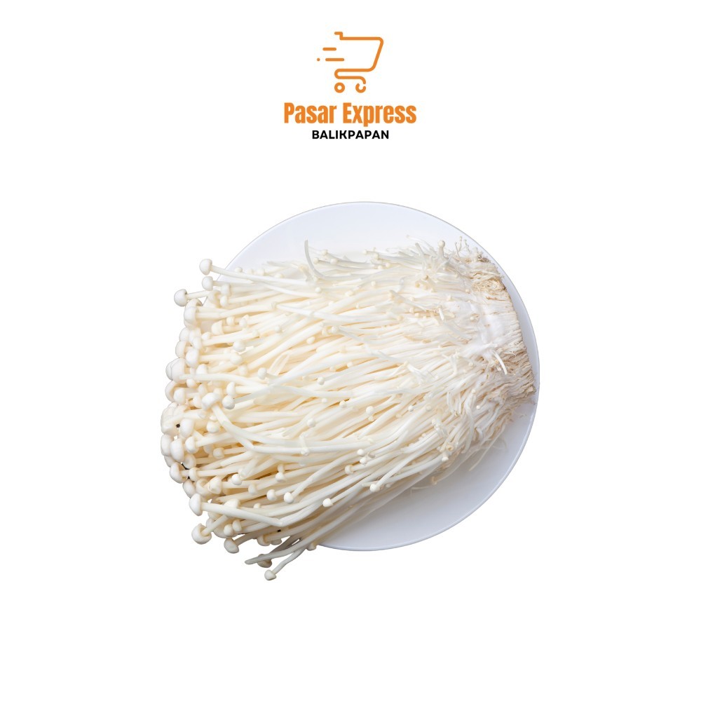 Jual Jamur Enoki (100gr) - Pasar Express Balikpapan | Shopee Indonesia