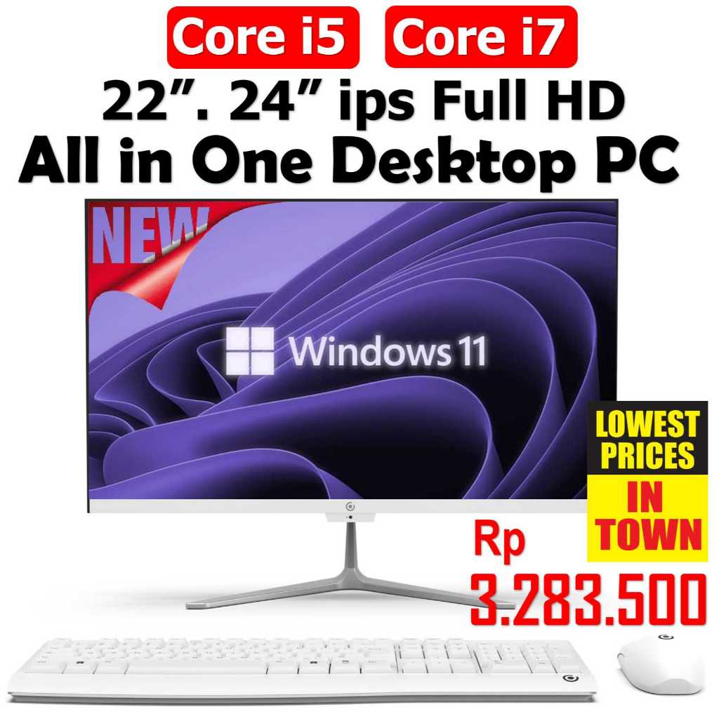 Jual **Core i7 Core i5** iVOpc Komputer Full Set All-in-One PC Baru ...