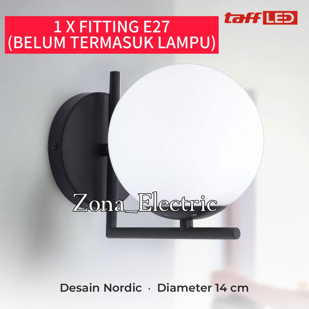 Jual LAMPU DINDING 1 X FITTING E27 BULAT MINIMALIS / LAMPU HIAS DINDING ...