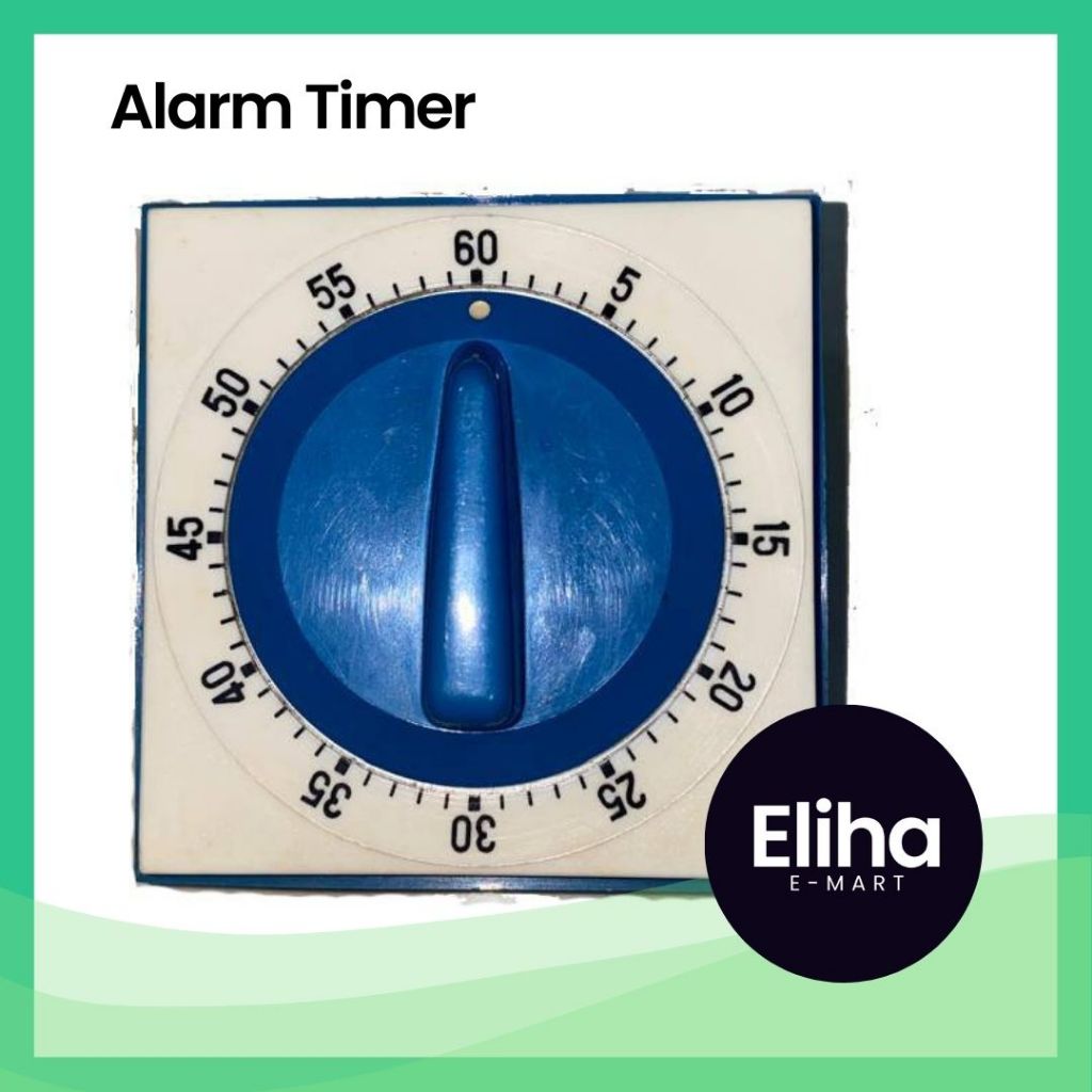 Jual Timer Alarm Manual Alarm Timer 60 Menit Manual Timer Analog ...