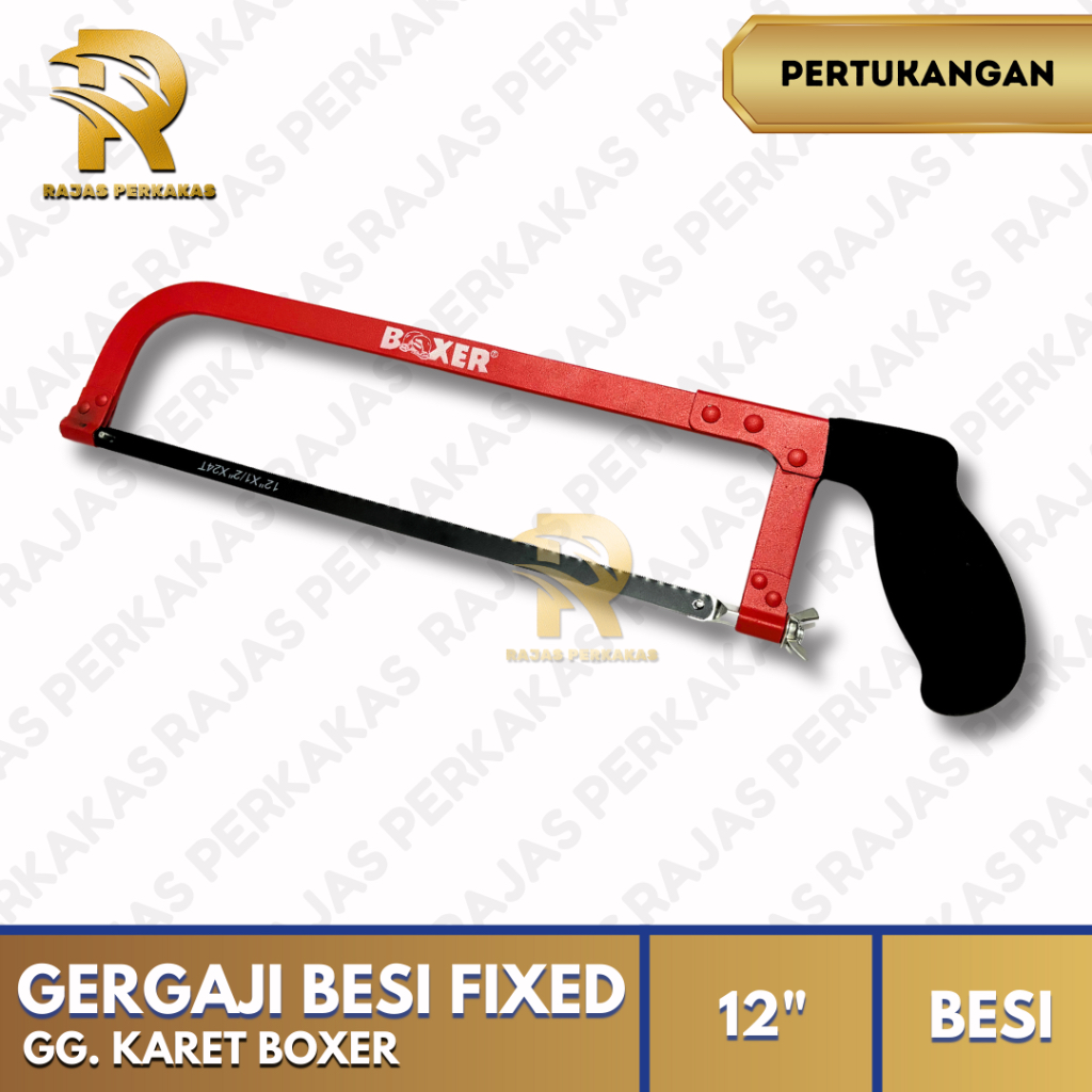 Jual GERGAJI BESI FIXED GAGANG KARET 12" BOXER / STANG GERGAJI BESI ...