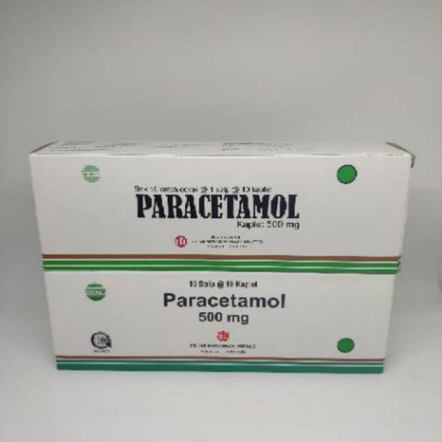 Jual PARACETAMOL Kaplet 500mg BOX IFI | Shopee Indonesia
