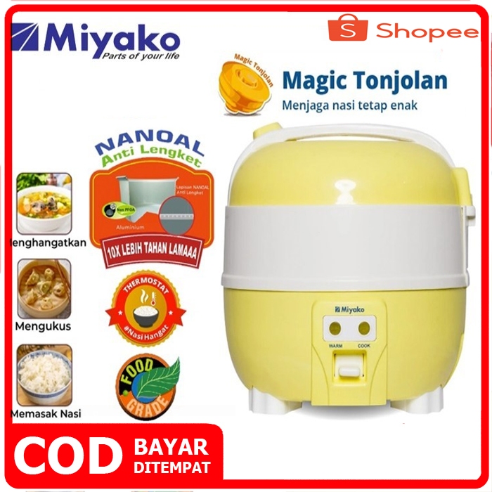 Jual MAGIC COM MIYAKO MCM610 / MCM 610 / MCM-610 (1 LITER) RICE COOKER ...