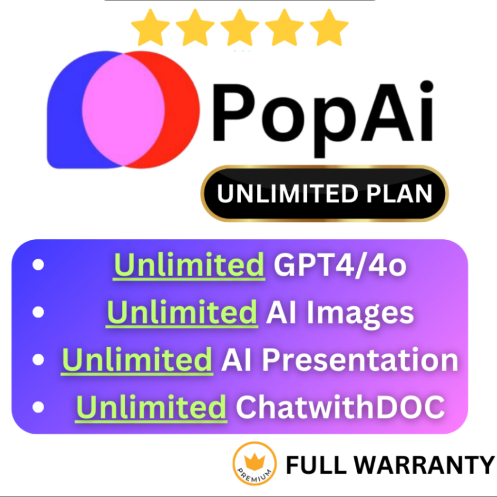 Jual Pop Ai Unlimitid Plan Anti Limit | Shopee Indonesia