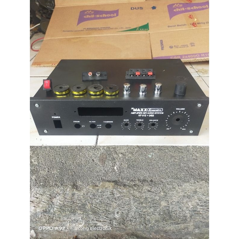 Jual box amplifier max ap -012 + lubang usb + acecoris | Shopee Indonesia