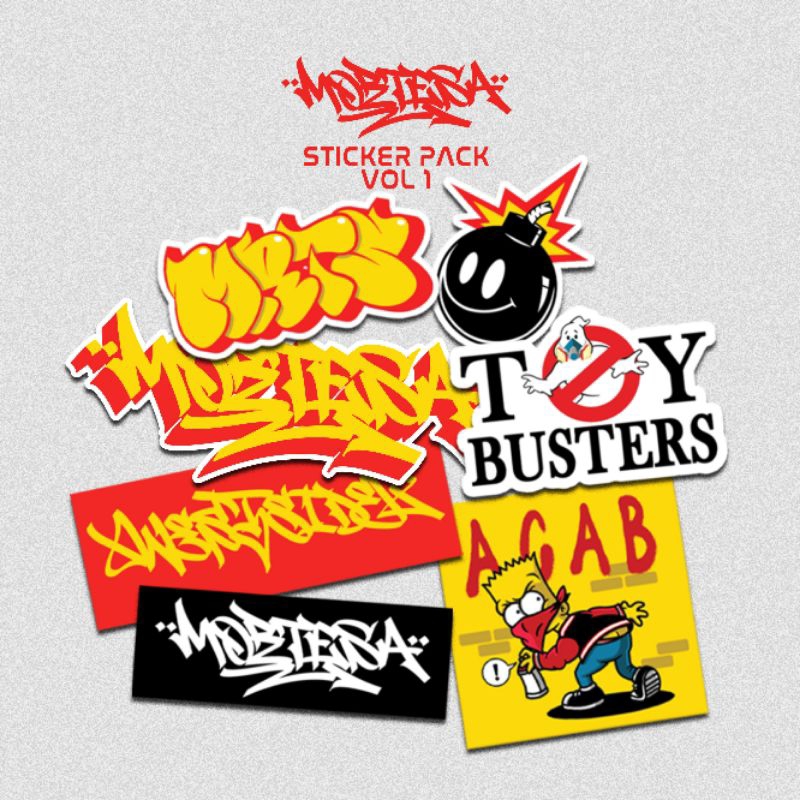 Jual Mortesa Graffiti Sticker Pack Vol 1 I Stiker Grafiti | Shopee ...