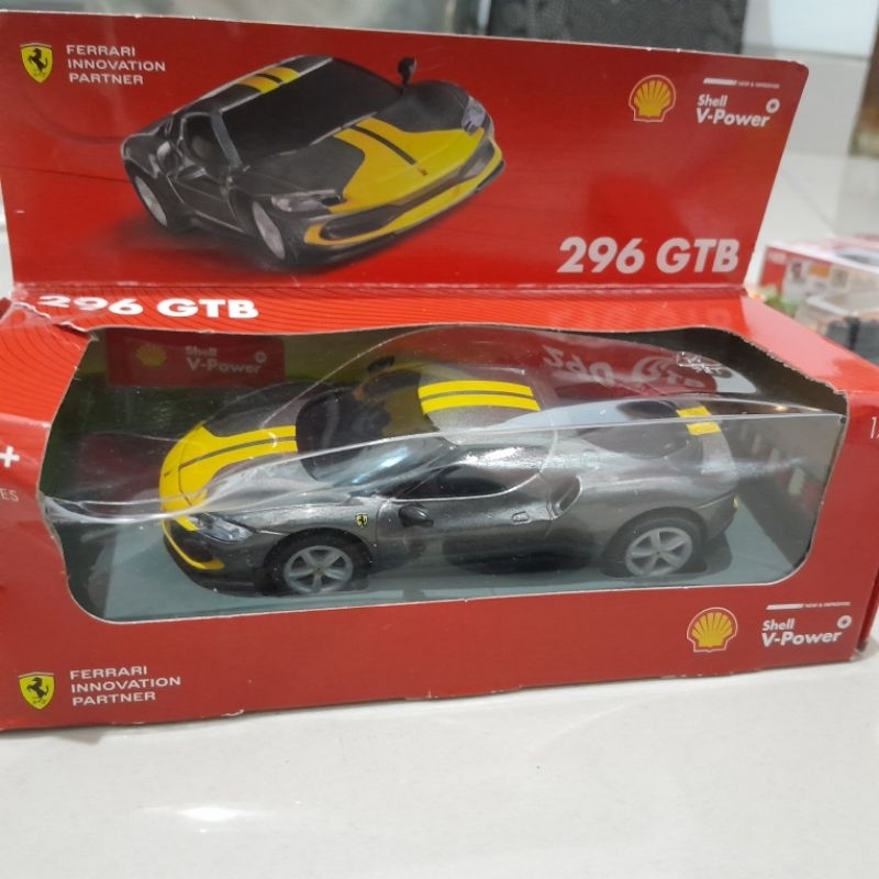 Jual burago shell ferrari 296 gtb skala 1/43 | Shopee Indonesia