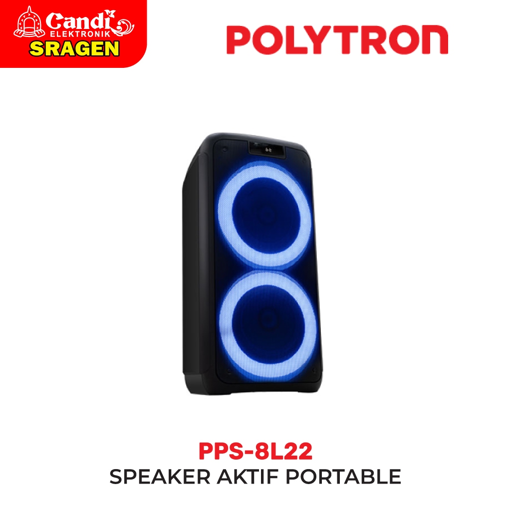 Jual POLYTRON Party Speaker Bluetooth Karaoke Portable Wireless - PPS ...