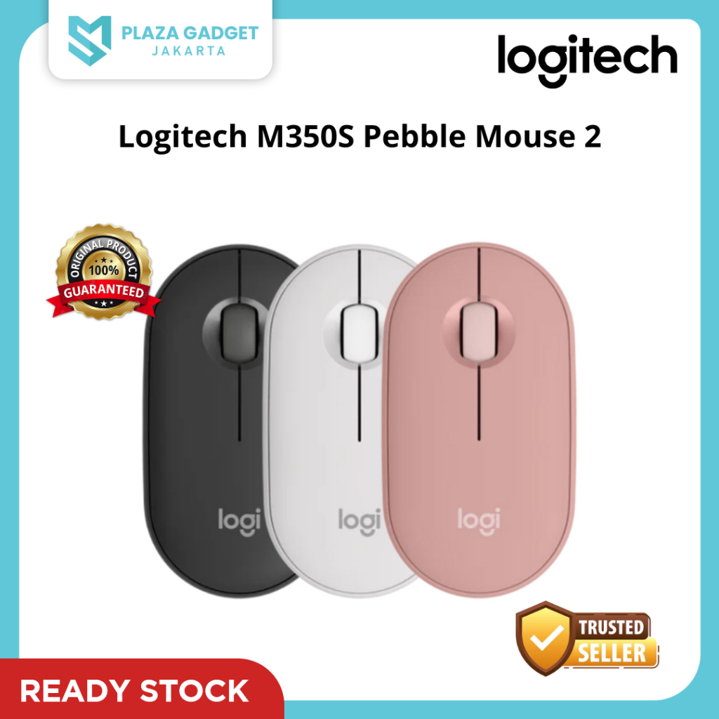Jual Logitech Wireless Mouse M350 S Pebble Original Garansi Resmi 1 Tahun | Shopee Indonesia