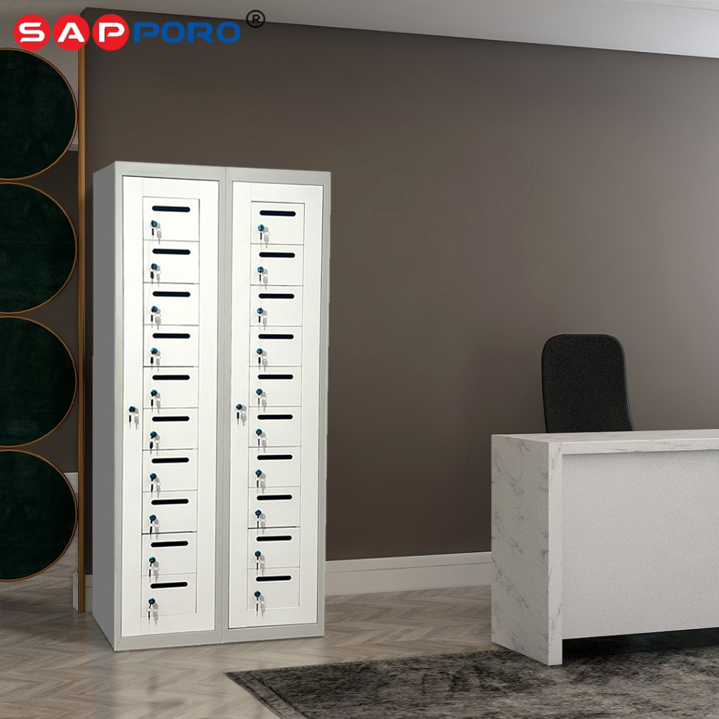 Jual SAPPORO FURTH - Loker Besi 20 Pintu | Steel Locker Handphone ...