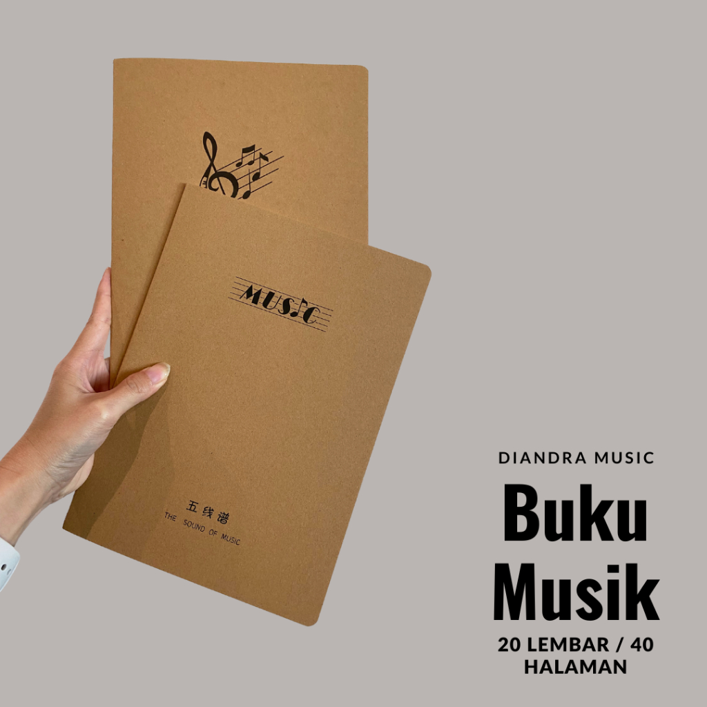 Jual Buku Tulis Musik Garis Paranada 20 lembar 40 halaman | Shopee ...