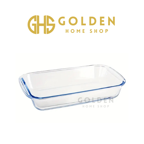 Jual GHS - Loyang Kue Kaca Microwave Oven Safe Glass Casserole Dish ...