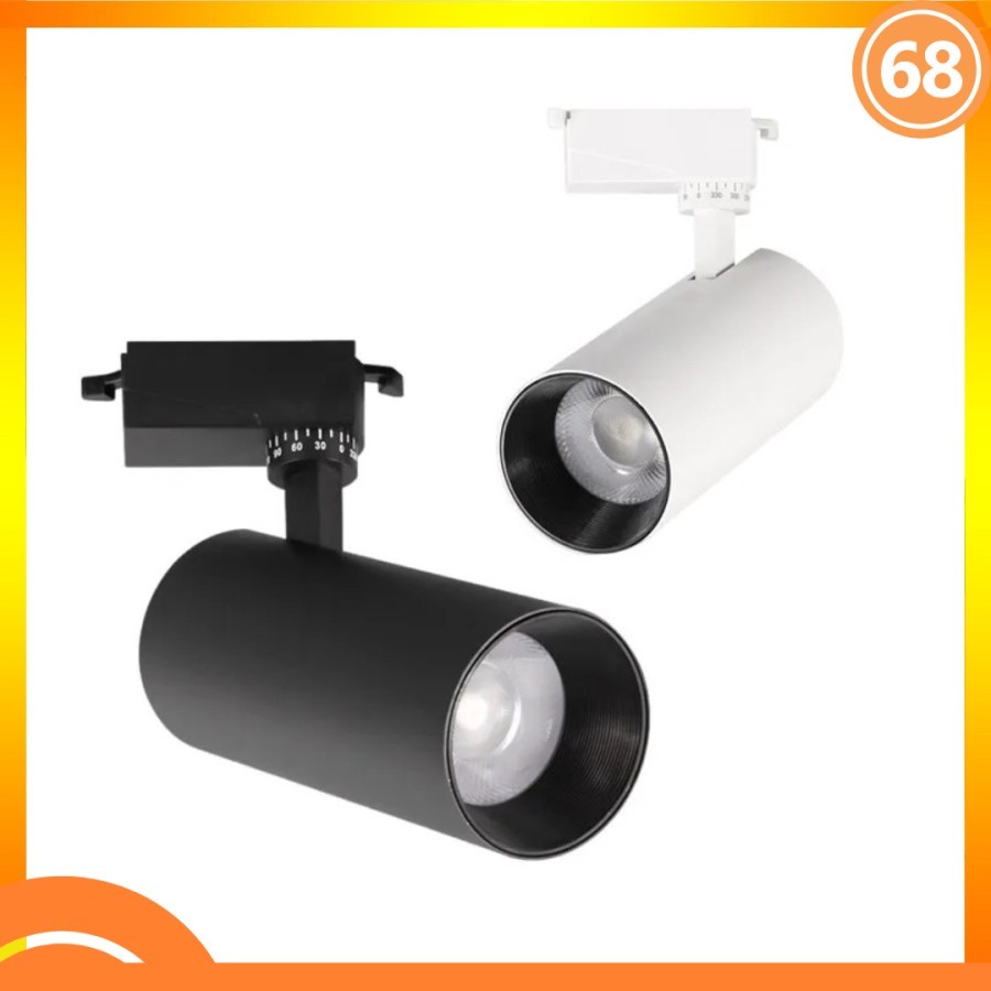 Jual LAMPU TRACK RELL LED SOROT SPOT LIGHT TRACKLIGHT RELL COB 10W 10 ...