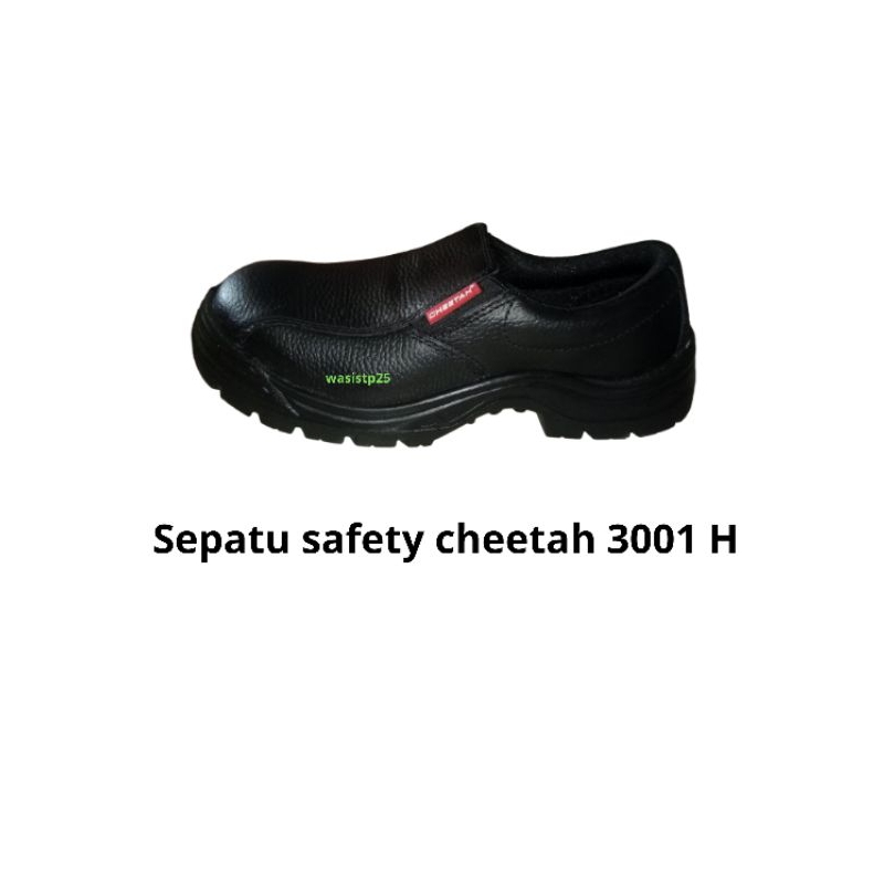 Jual sepatu safety cheetah 3001h/sepatu kerja/sepatu kantor/shoes ...