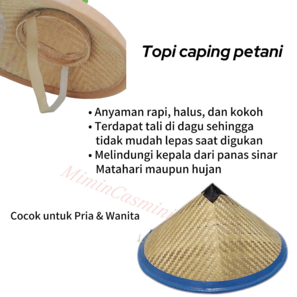 Jual TOPI PETANI / CAPING PETANI / TOPI TANI / TOPI KEBUN / TOPI CAPING ...
