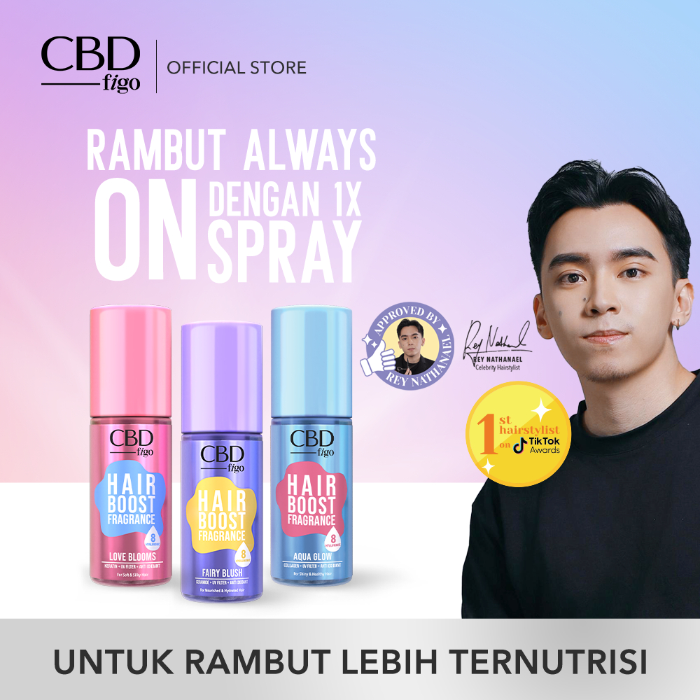 Jual [3in1] CBD Figo Hair Boost Fragrance Mixed Varian isi 3pcs ...
