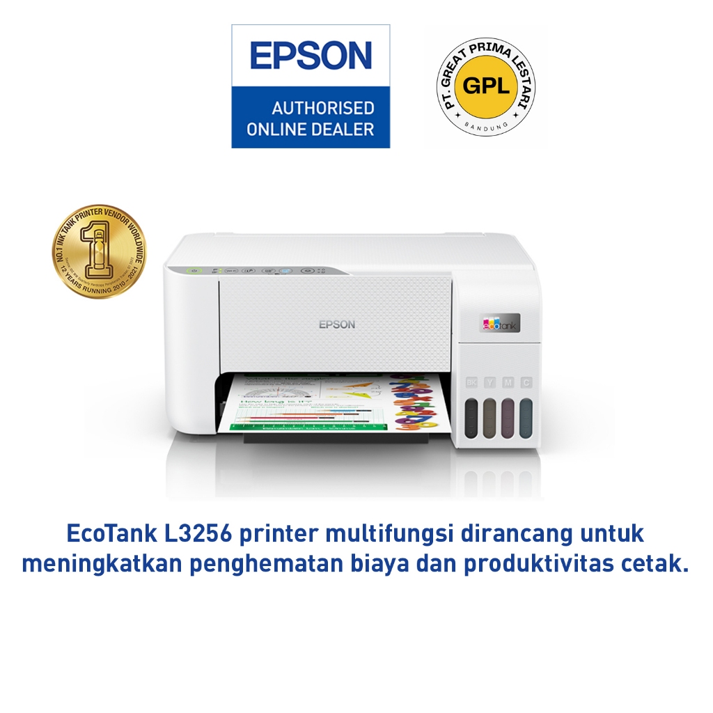 Jual Printer Epson L3256 L 3256 L-3256 Wifi Print Scan Copy Wireless ...