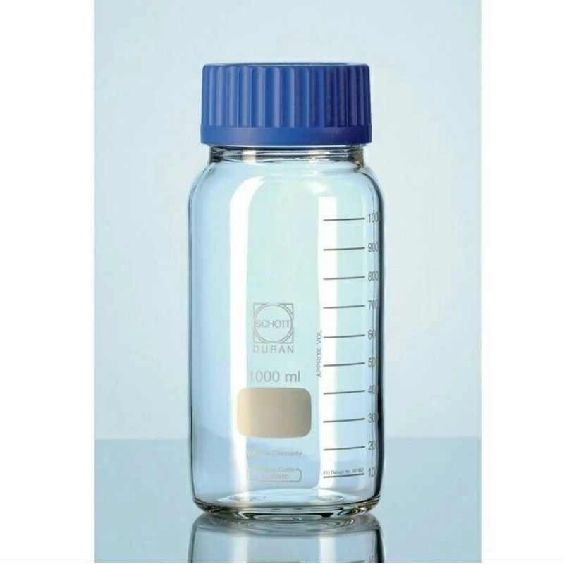 Jual LABORATORY BOTTLE 2000 ML MULUT LEBAR DURAN LAB. BOTTLE 2000 ML WM ...
