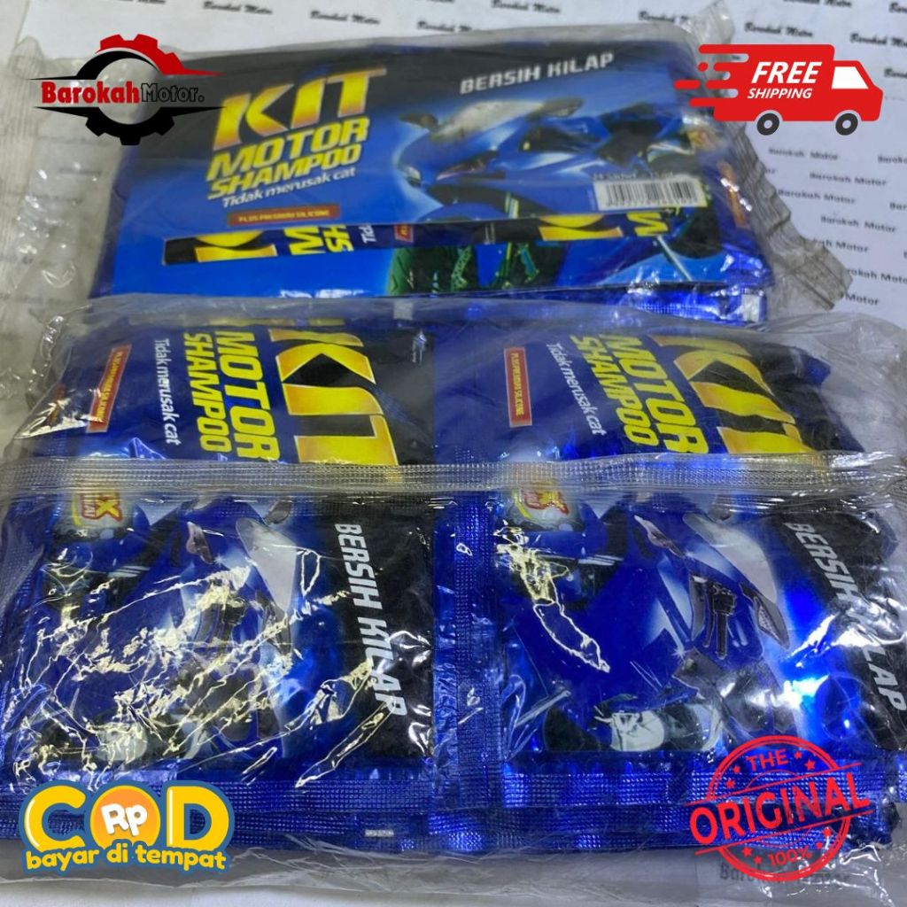 Jual KIT SHAMPO MOTOR BERSIH MENGKILAP SACHET 1 SACHET 15 ML | Shopee ...