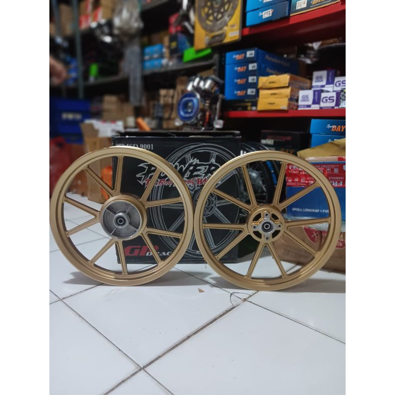 Jual VELG POWER GP WHEEL COPY DAYTONA SIZE 160/185 pnp JUPITER Z ...