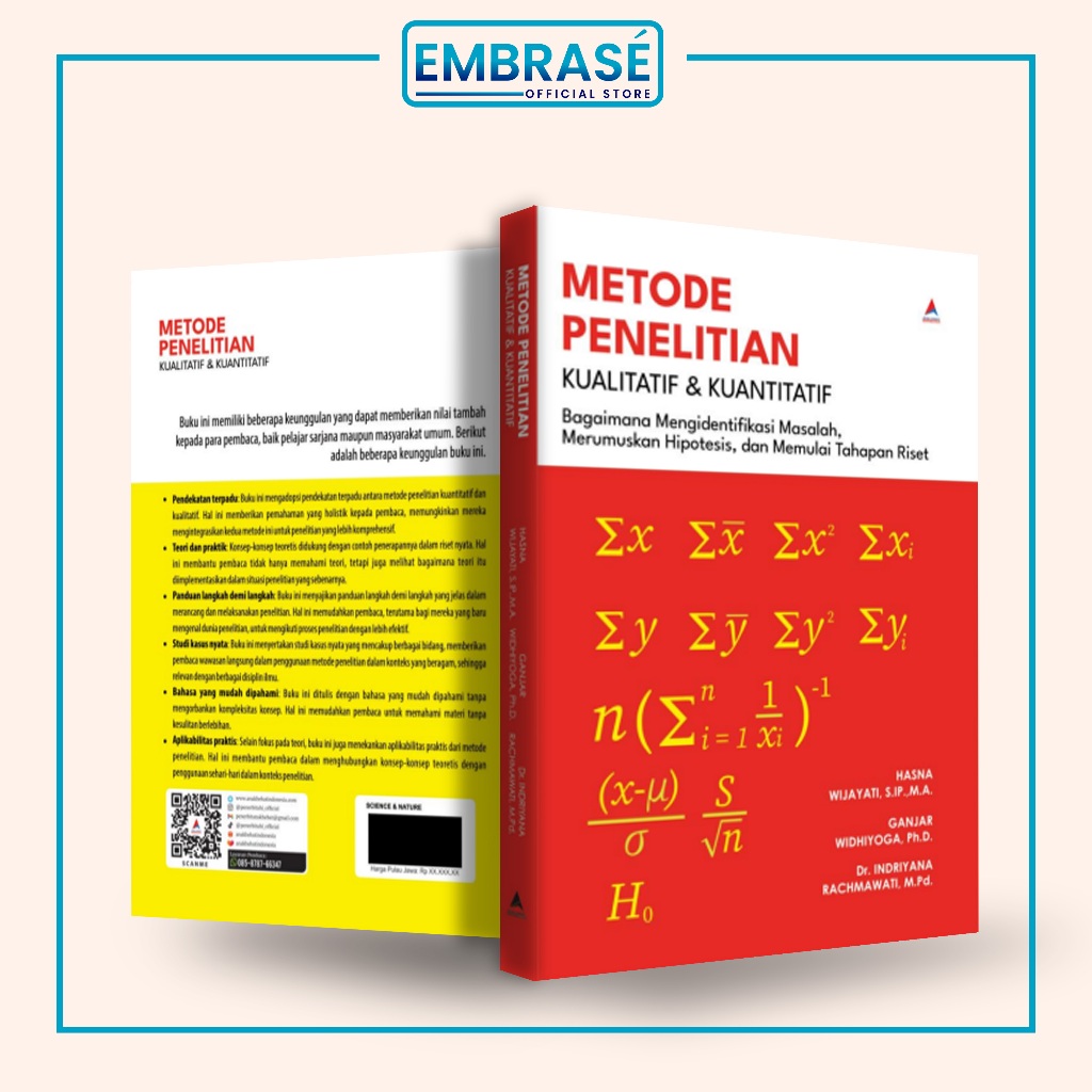 Jual Buku metode penelitian kualitatif & kuantitatif : bagaimana ...