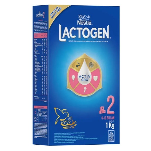 Jual LACTOGEN 2 (6-12 Bulan) ACTiVGRO Susu Formula Original 1000gr ...