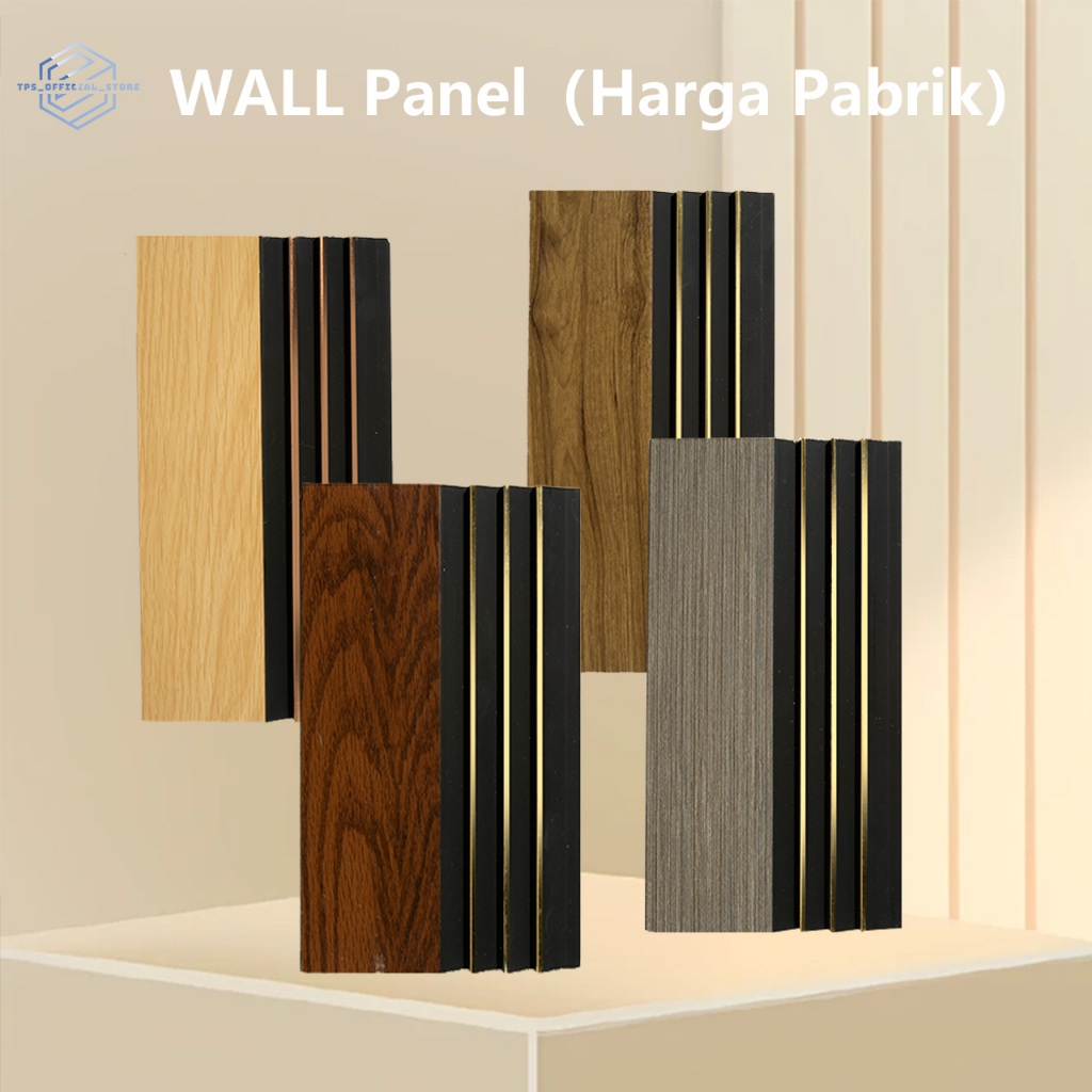 Jual Wall Panel PVC Dekorasi Dinding (2.9Meter * 12CM) Wood Panel ...