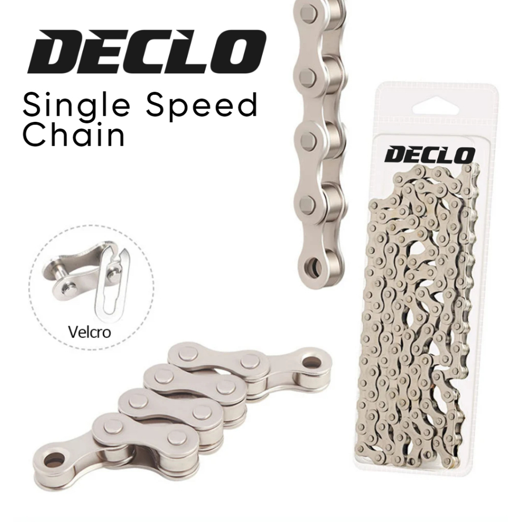 Jual Rantai Sepeda DECLO Single Speed Chain 116 Link BMX Fixie Fixed ...