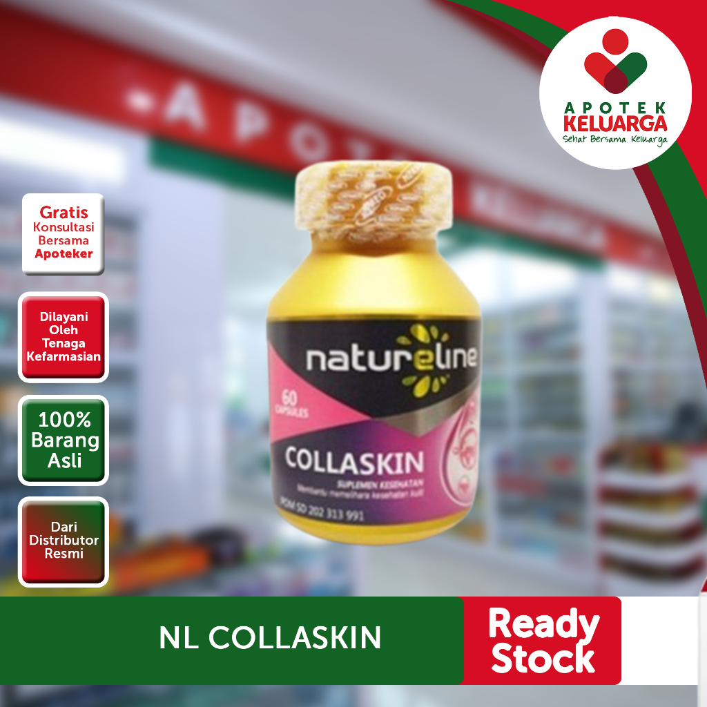 Jual NATURLINE COLLASKIN KAPSUL #VITAMINKULIT | Shopee Indonesia