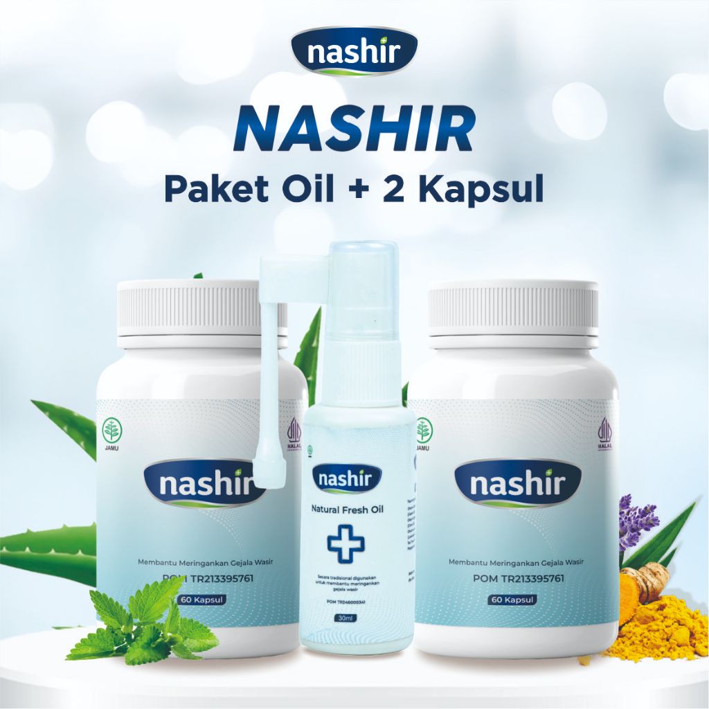 Jual Nashir Bundling Oil Kapsul Meredakan Nyeri Akibat Benjolan Wasir ...