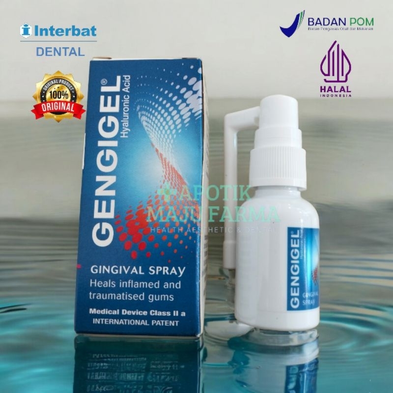 Jual GENGIGEL GINGIVAL SPRAY 20ML Pencabutan gigi, Obat Sariawan Pasca ...