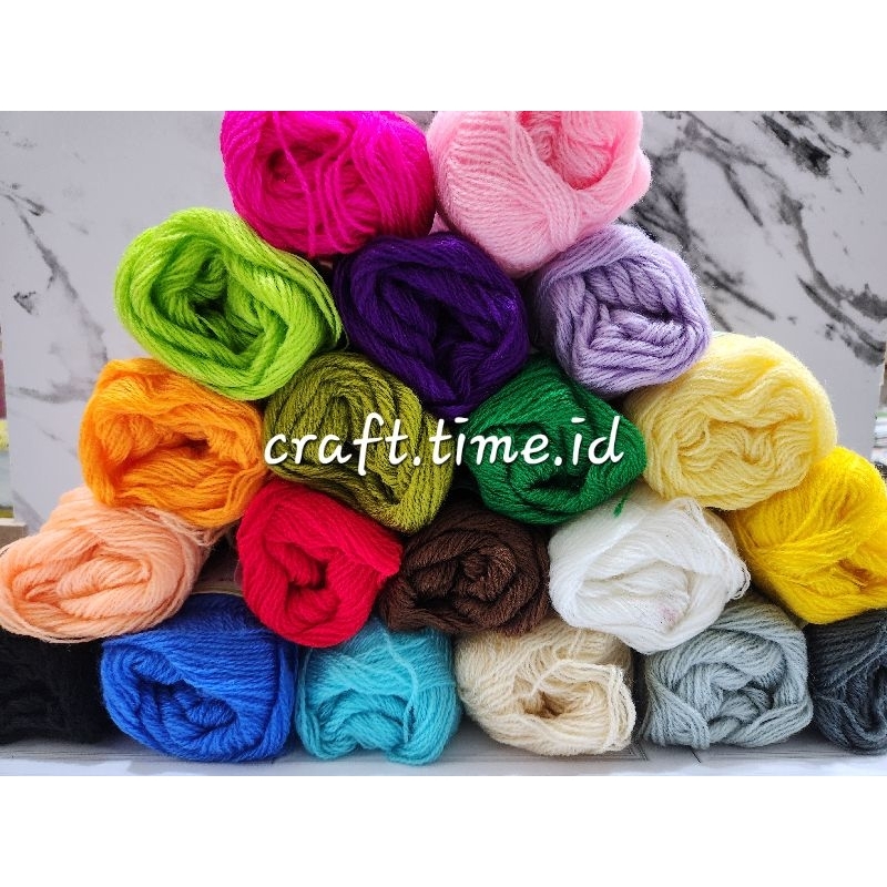 Jual [1 BUAH] BENANG WOOL 25 GRAM / ORION TOP | Shopee Indonesia