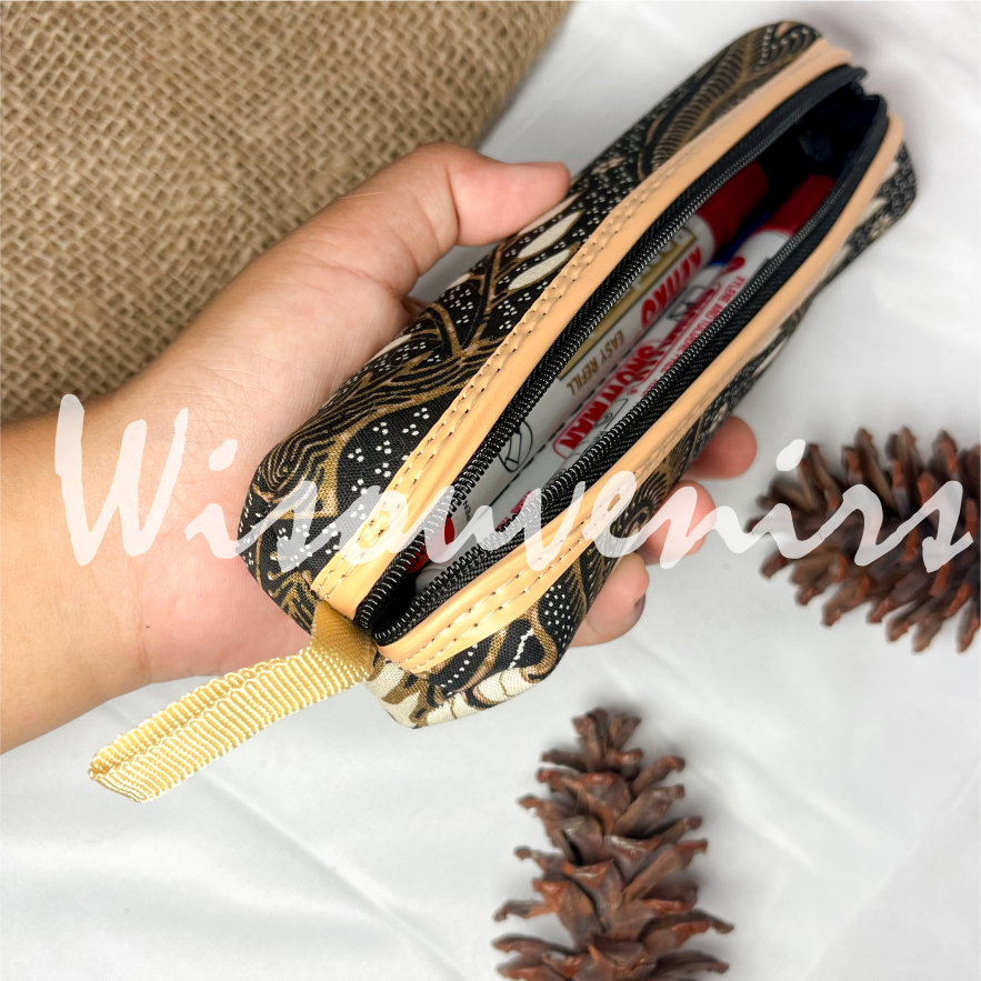 Jual Paket Hemat 50 Biji Souvenir Tempat Pensil Batik Khas Jogja 19 x 7 cm Souvenir Tempat ...