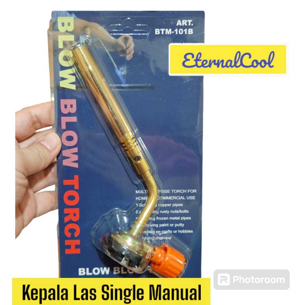 Jual KEPALA LAS SINGLE KOMPOR TORCH MANUAL | Shopee Indonesia