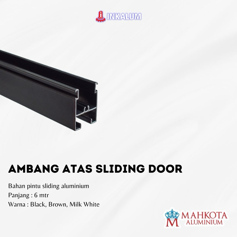 Jual Ambang Atas Sliding Door Aluminium | Shopee Indonesia